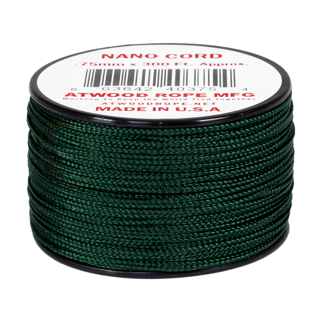 .75mm Nano Cord - Hunter - Serious Paracord