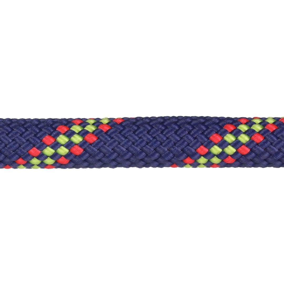 Navy w/ Neon Green & Red Tracer Rope Leash - Serious Paracord