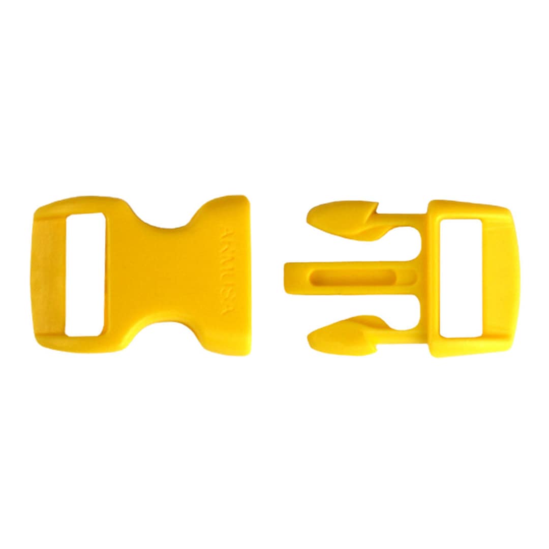 Paracord Buckles - Yellow - Serious Paracord