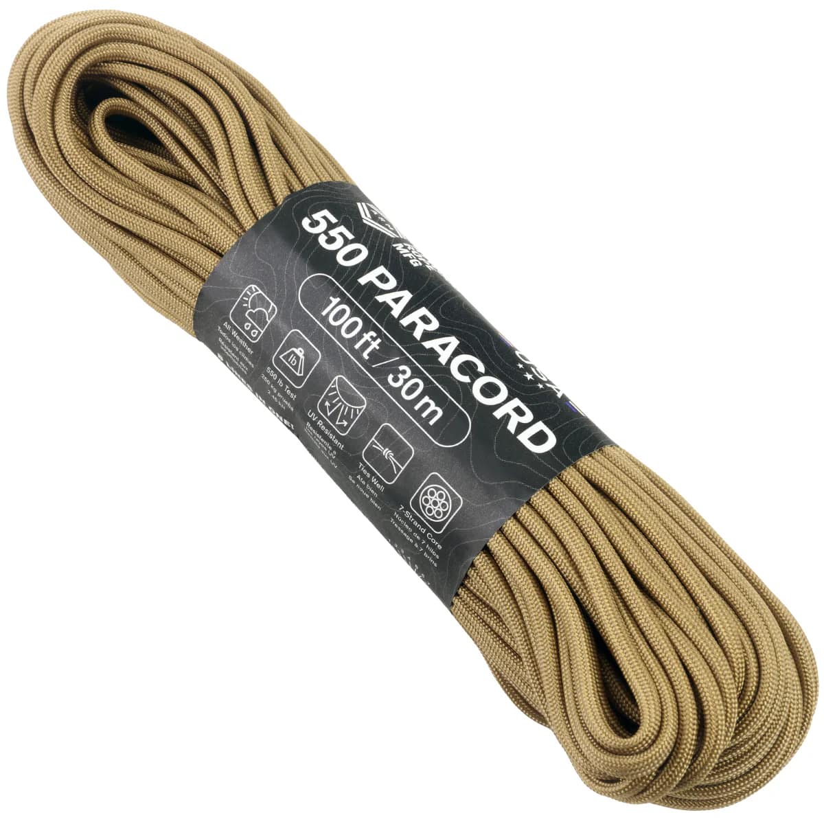 550 Paracord - Tan - Serious Paracord